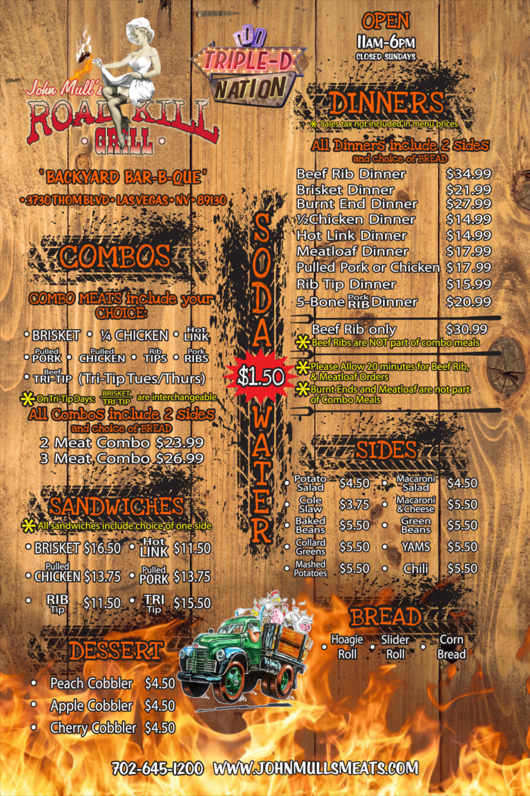 Road Kill Grill – Best BBQ in Las Vegas | John Mull’s Meats